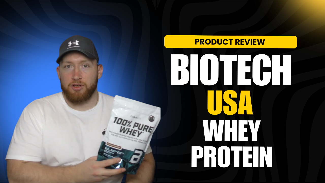 BioTechUSA 100% Pure Whey Protein – Banana Flavour Review - 10 Reps